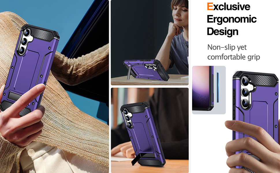 Amazon.com: KOBBRAN Galaxy S23 FE Case for Samsung Galaxy S23 FE Case Military Grade Drop ...