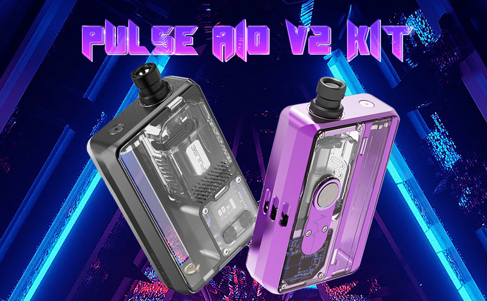 Amazon | 【爆煙】電子タバコ Vandy Vape Pulse AIO V2 スターターキット+ 18650バッテリー1本 6ml 80W調整可能な電力 ベイプ POD Type-C ...