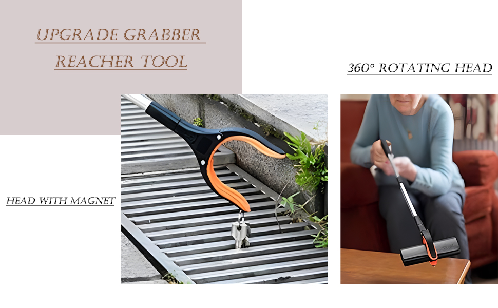 Amazon.com: 3-Pack Grabber Reacher Tool, 32 Inch Foldable Pick Up Stick with Strong Grip ...