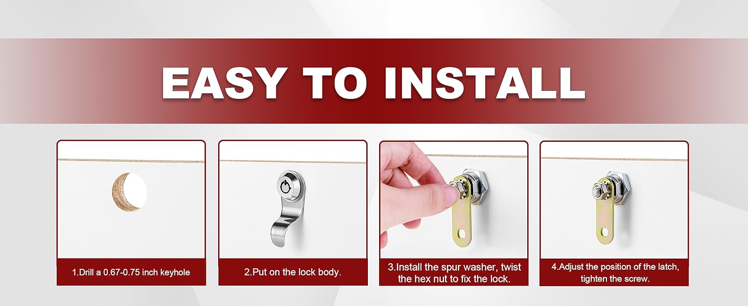 Amazon.com: Naissian RV Locks for Storage Door 1 1/8 INCH, Camper Storage Locks for Travel ...