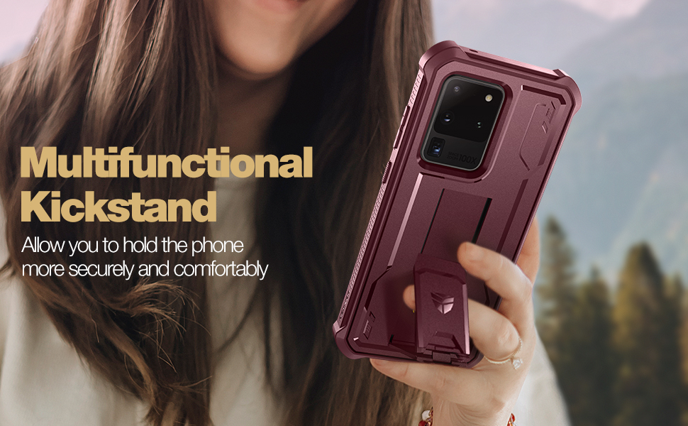 Amazon.com: Dexnor Full Body Case for Samsung Galaxy S20 Ultra/6.9 inches,[Built in Screen ...