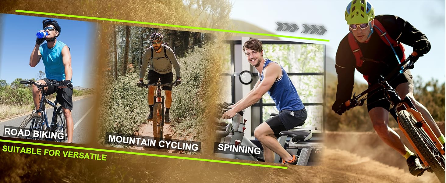 Amazon.com: Bikewa Men's Mountain Bike Shorts 3D Padded Loose-fit MTB Riding Biking Cycling ...