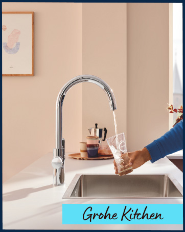 GROHE BauCosmopolitan Toilet Paper Holder (Metal without Cover, Concealed Fastening, Including ...