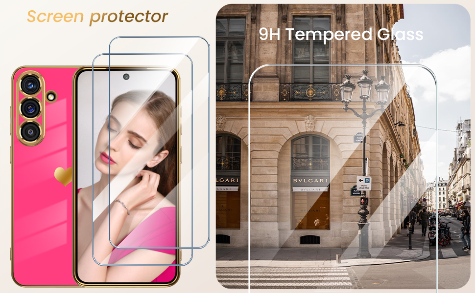 Amazon.com: Dretal for Samsung Galaxy S25+ Plus 5G Case with Screen Protector, Women Girl Cute ...