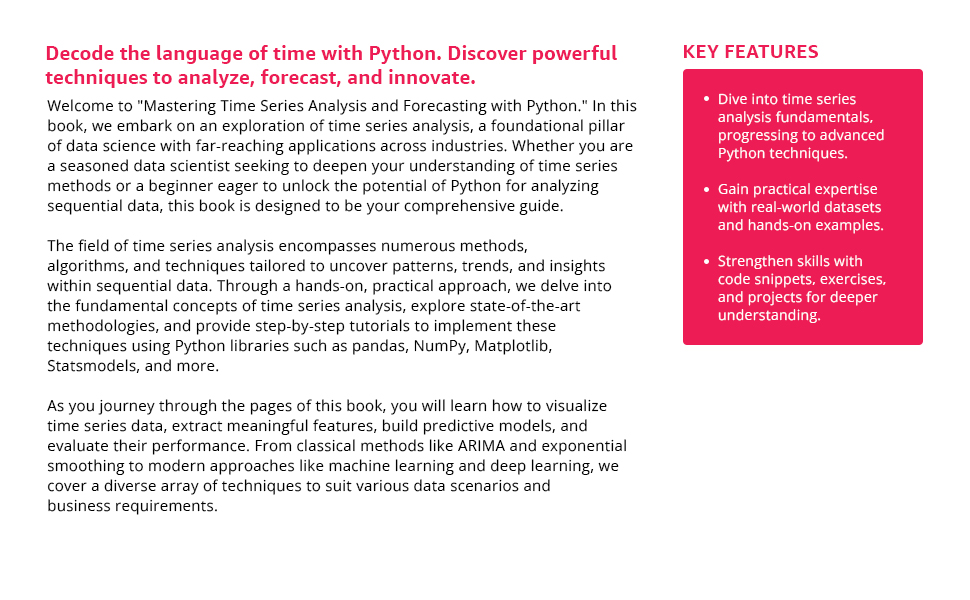 Mastering Time Series Analysis And Forecasting With Python Aloorravi