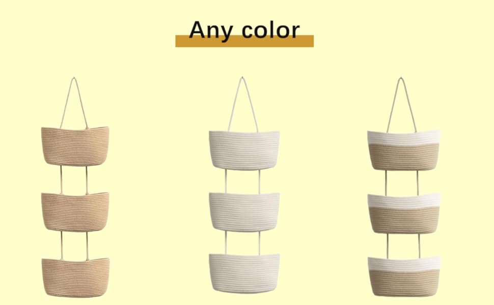 Amazon.com - Over the Door Organizer ， 3 Tier Hanging Wall Basket for a ...