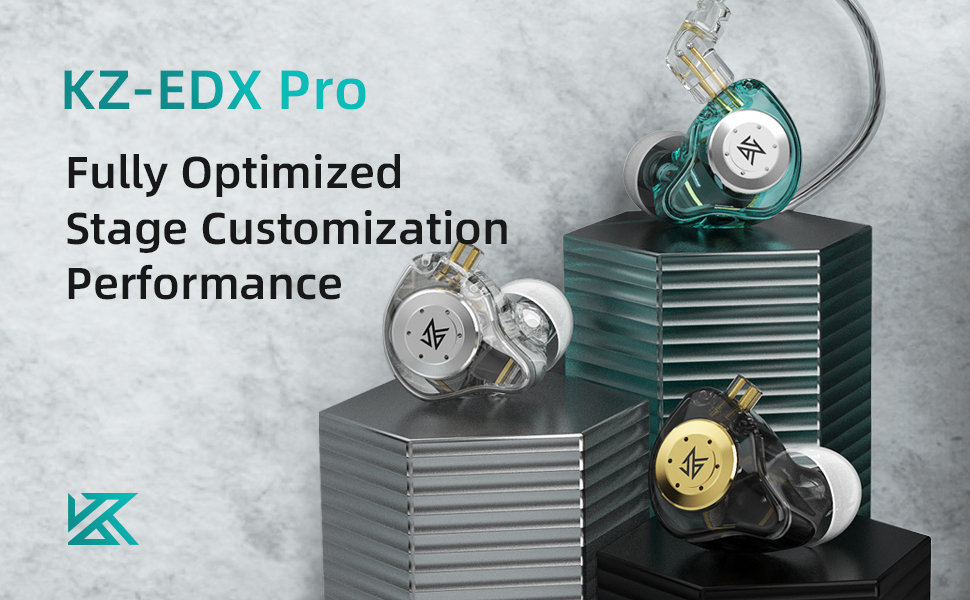 KZ EDX PRO in Ear Monitor IEM Wired Earbuds Earphones 1DD Wired Ear Buds HiFi Deep Bass with 1DD ...