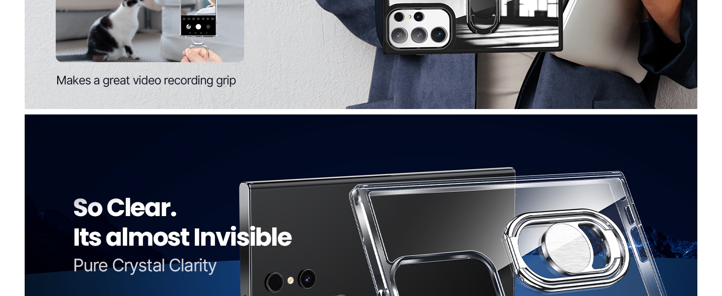 Amazon.com: Shields Up for Samsung Galaxy S22 Ultra Case with Stand, Galaxy S22 Ultra Case Clear ...