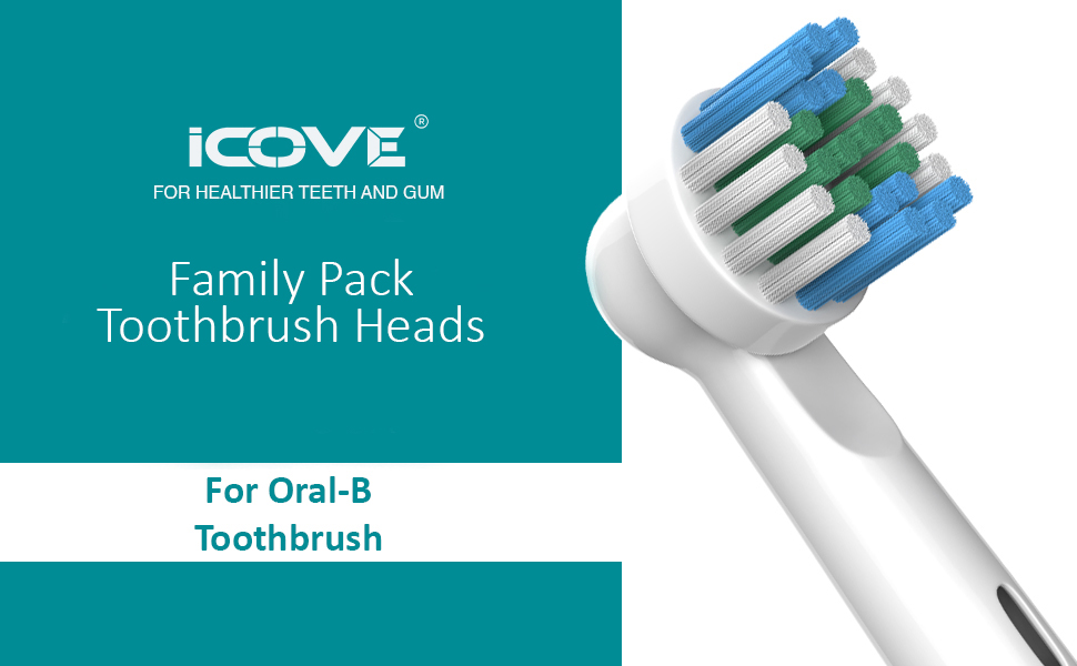 8X Electric Toothbrush Heads, ICOVE Compatible with Oral-B Braun ...