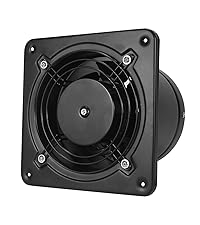 Hon&Guan Rohrventilator 100mm Leise, Rohrlüfter mit EU-Stecker, Einstellbarer Hoher und ...