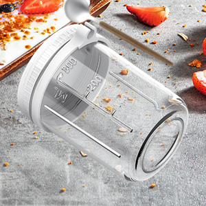 Amazon.com: LOVZEN Overnight Oats Jars, [2 Pack] Overnight Oats Container with Lid and Spoon, 10 ...