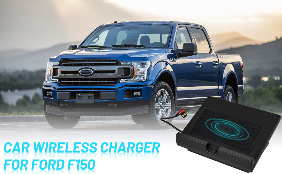 Amazon.com: KEWISAUTO Car Wireless Charger Pad for Ford F-150 2018-2023 ...