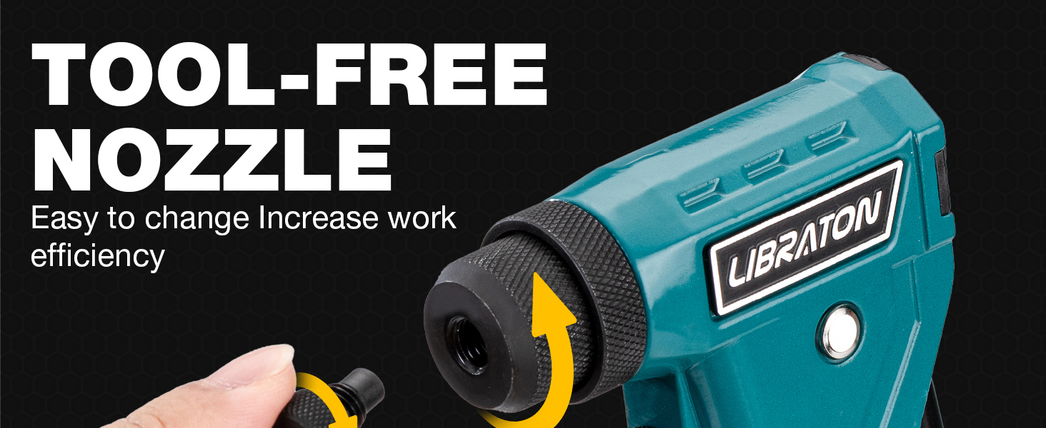 Amazon.com: LIBRATON Heavy-Duty Rivet Gun, Pop Rivet Gun Set, Professional Hand Riveter, Manual ...