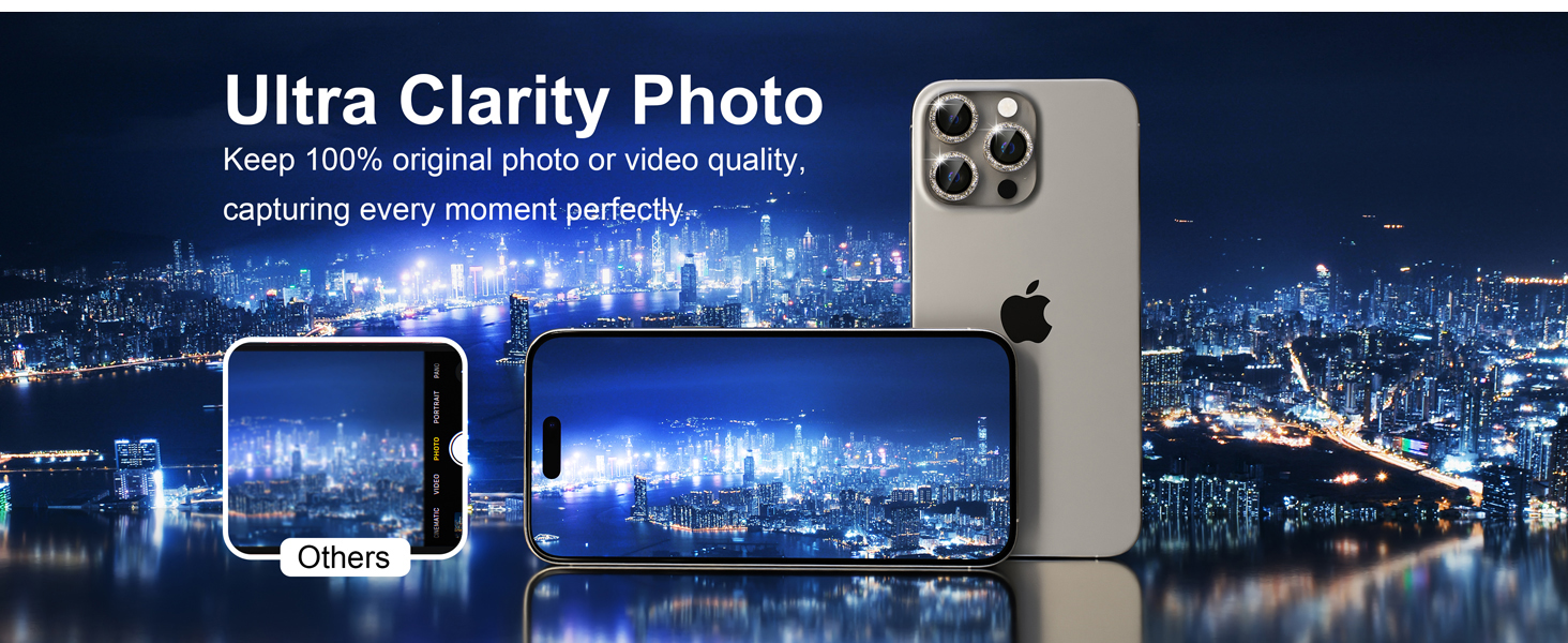 Amazon.com: Misea Compatible for iPhone 15 Pro/iPhone 15 Pro Max Camera Lens Protector Bling, 9H ...
