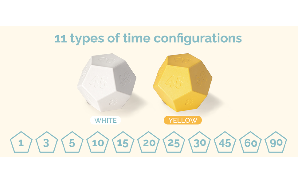 Kadams Pomodoro Timer Rotating Desk Productivity Timer 11 Preset