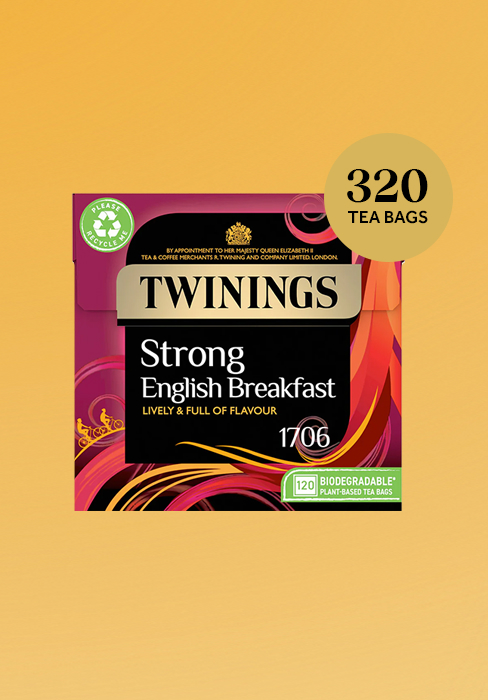 Twinings Everyday Black Tea 4 x 80 Teabags, 232g (Pack of 4) : Amazon.co.uk: Grocery