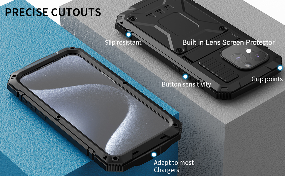 Amazon.com: Lunivop Case Compatible for iPhone 15 Plus Case 6.7" 2023 Dustproof Heavy Duty ...