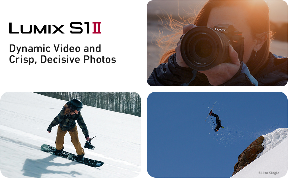 Amazon.com : Panasonic LUMIX S1II 6K Digital Camera, Mirrorless Full Frame Camera Hybrid ...