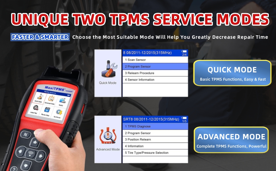 Amazon.com: Autel MaxiTPMS TS508WF Kit TPMS Programming Tool Upgrade of ...