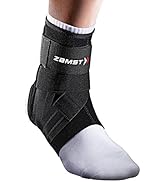 Amazon.com: Zamst A2-DX Black Ankle Brace for Sports - Breathable Sports Ankle Support for Men ...