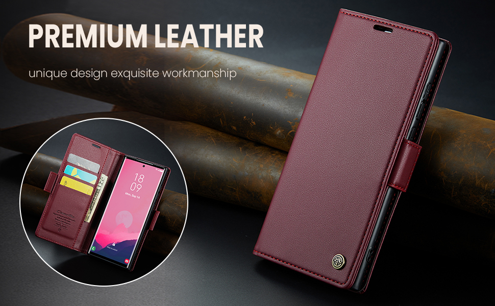 Amazon.com: SINIANL Samsung Galaxy S24 Ultra Wallet Case with RFID Blocking, Samsung S24 Ultra ...