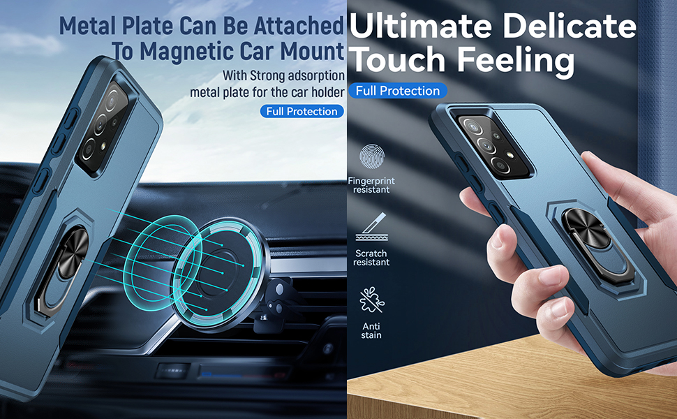 Amazon.com: Fucozan for Samsung Galaxy A52 5G/4G Case with Kickstand - Rugged Protective ...