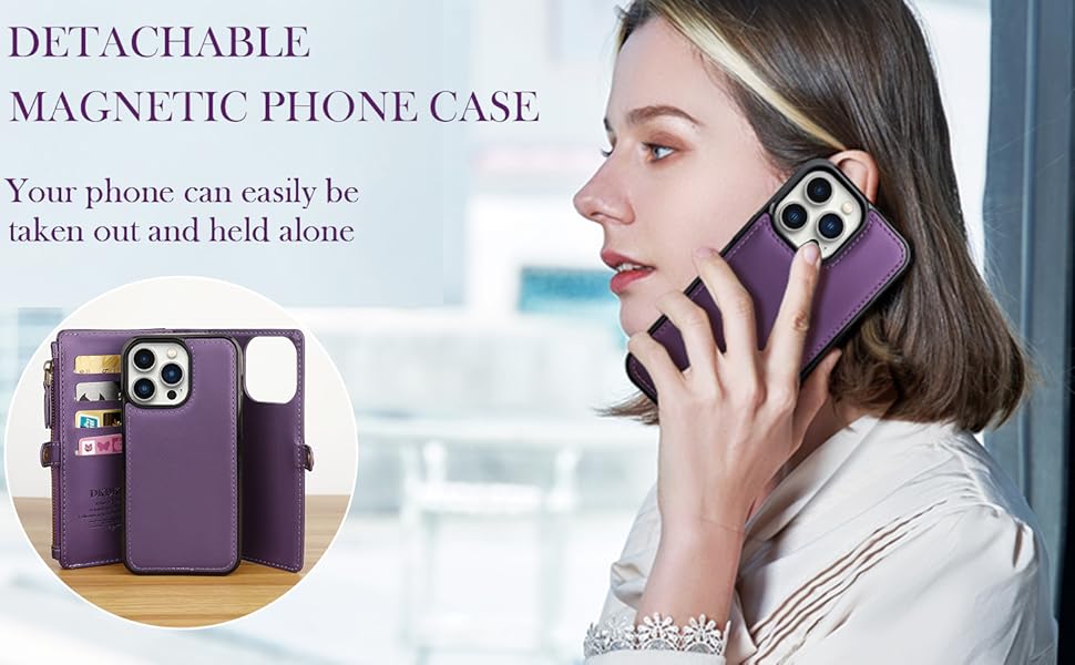 Amazon.com: DKDKSIP for iPhone 15 Pro Max Wallet Case for Women, Support Wireless Charging with ...