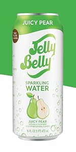 Amazon.com: Jelly Belly Chocolate Sparkling Water, Sugar-Free 0 Calorie Seltzer, 16 Ounce Can ...