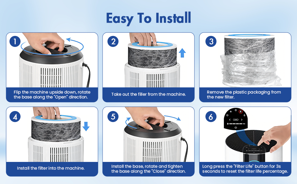 Amazon.com: 2 Pack HP102 Replacement Filter Compatible with Shark HP100 HP130 HP132 HP152 HC450 ...