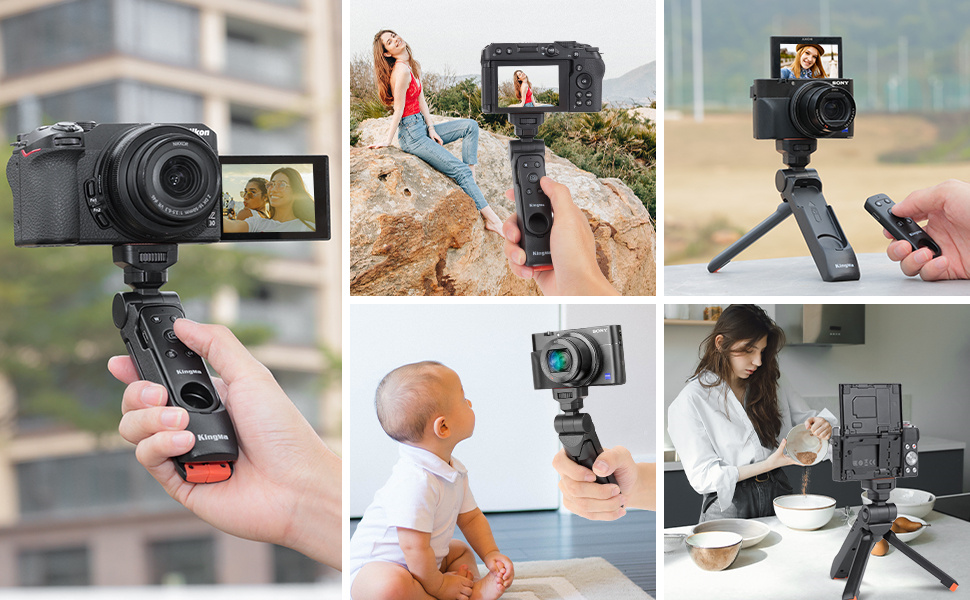 Amazon.com : King Ma Camera Mini Tripod with Remote Handle Camera Tripods Small Camera Holder ...