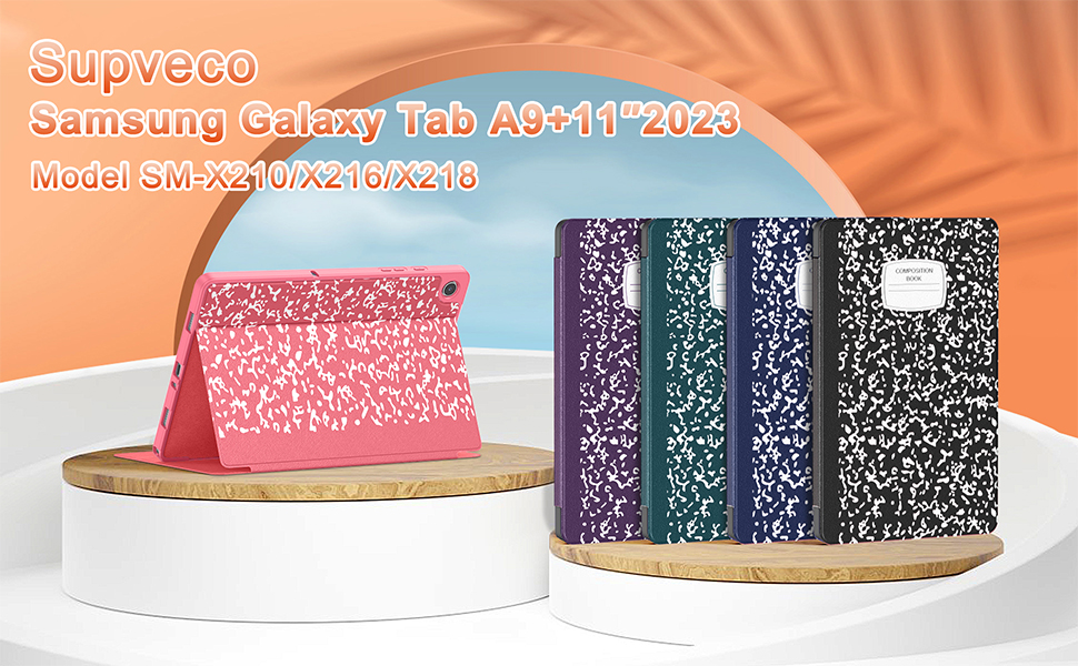 Amazon.com: Supveco Case for Samsung Galaxy Tab A9+ 11 inch 2023,[Multi ...