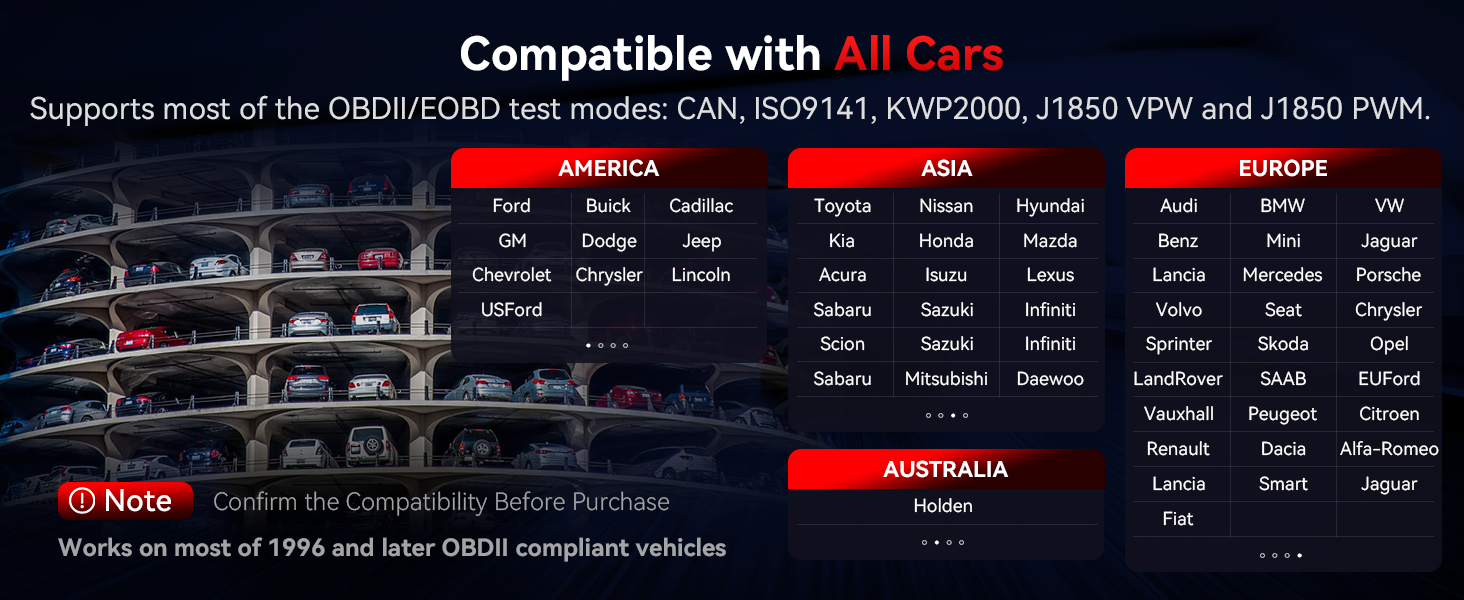 iCarsoft OBD2 Scanner CR Pro, Car Diagnostic Tool with Full System Diagnostic, 9 Service ...