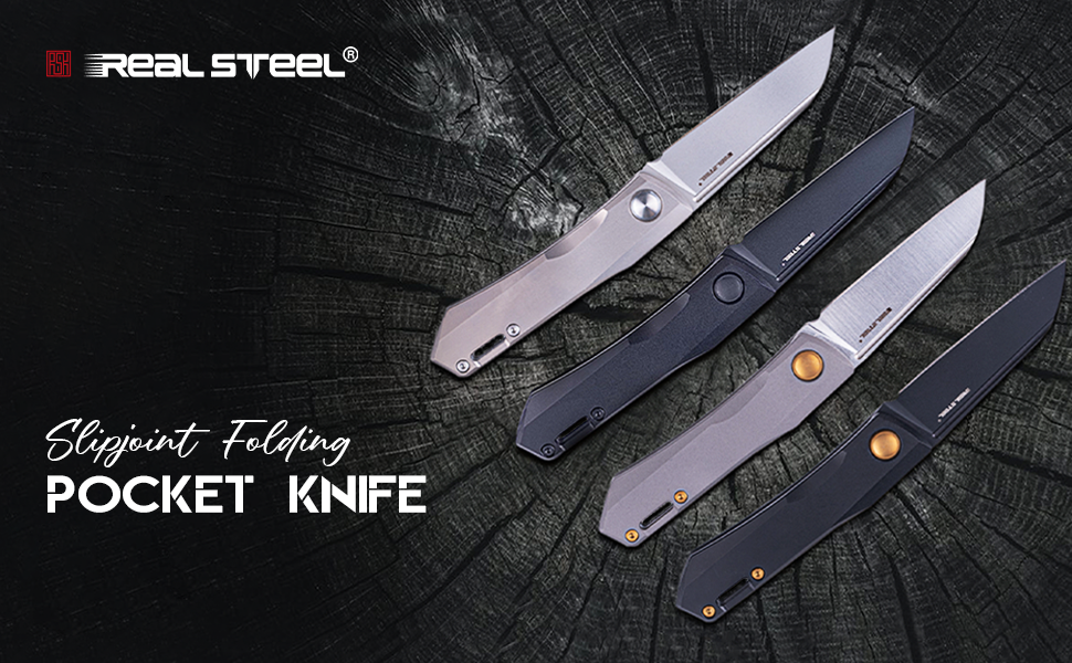 Amazon.com: Real Steel Solis Slipjoint Folding Pocket Knife: Bohler N690 Beadblast Blade and ...
