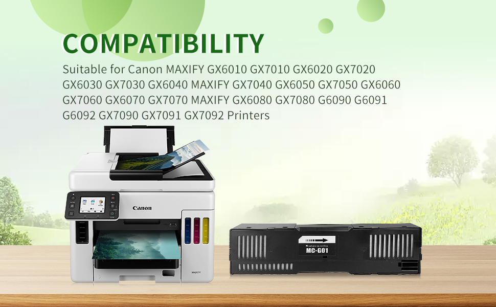 Amazon.com: AYMSous MC-G01 MC G01 Waste Ink Maintenance Cartridge Waste Ink Collector Unit Work ...