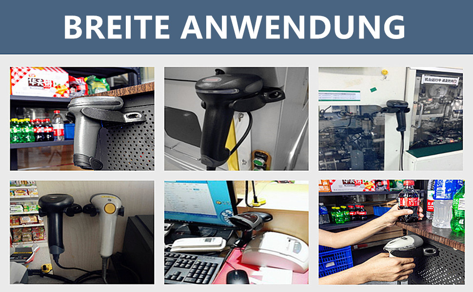 YANZEO Universal Barcode Scanner Halterung Barcode Leser Rack Halterung fit für die meisten ...