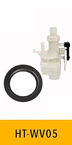 Amazon.com: Halotronics RV Water Valve Replacement Kit for Pedal-Flush Toilets - Sealand/Dometic ...