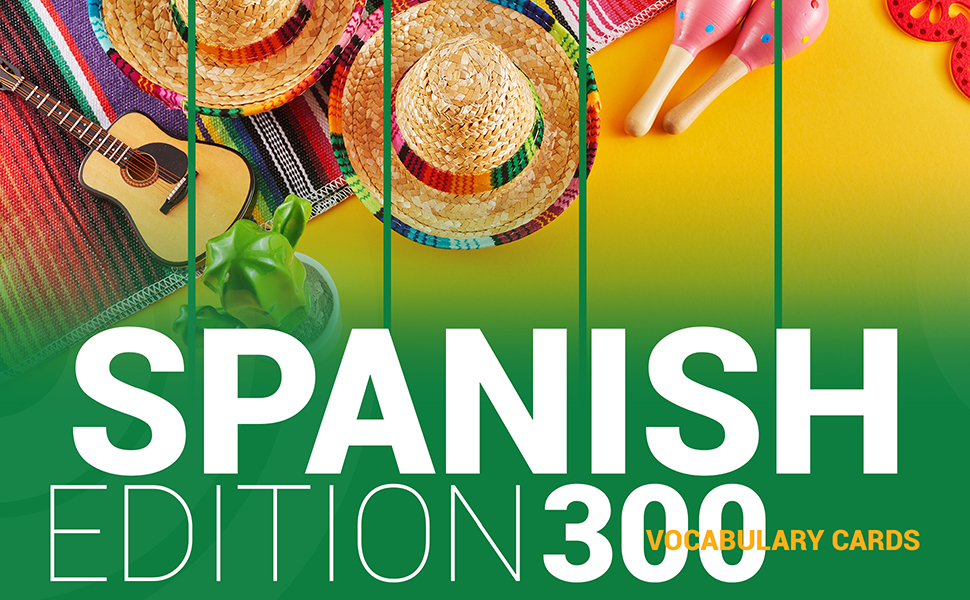 Amazon.com: Spanish Vocabulary 300 Flash Cards - Beginner Vocab with ...
