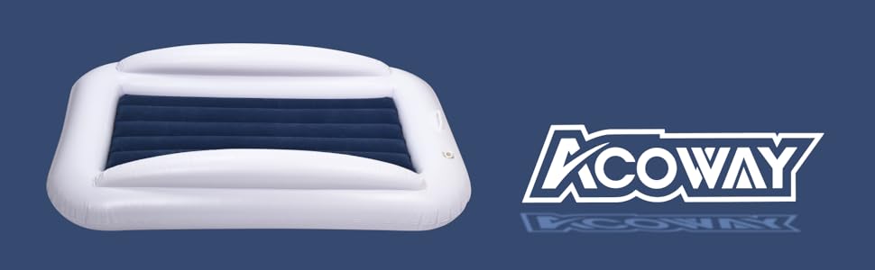Amazon.com: ACOWAY Portable Toddler Bed - 3 pcs: Inflatable Kids Air Mattress, Smaller ...
