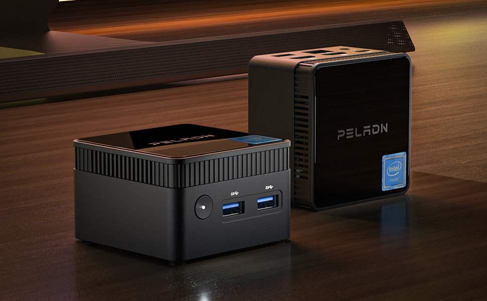 PELADN WI-7 Mini PC - Intel 12th Gen, N100 (up to 3.4GHz), 12GB LPDDR5 ...