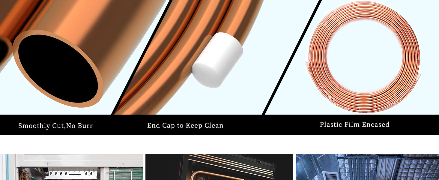 Amazon.com: GOORY Copper Tubing 7/8" OD x 0.796" ID x 50 Ft - 99.9% C12200 Pure ACR Tube - ASTM ...