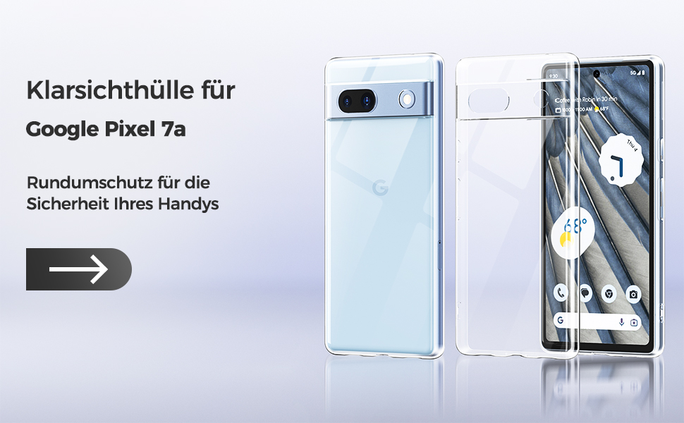 caslord Handyhülle Kompatibel mit Google Pixel 7A Hülle, Stoßfest ...