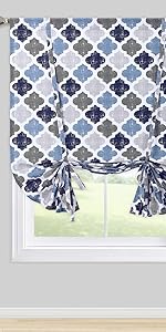 Amazon.com: CAROMIO Fabric Shower Curtain, Geometric Quatrefoil Patterned Modern Poly-Cotton ...