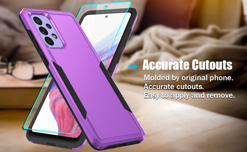Amazon.com: for Samsung A53 5G Case, Galaxy A53 5G Case with Screen Protector,Full Body ...
