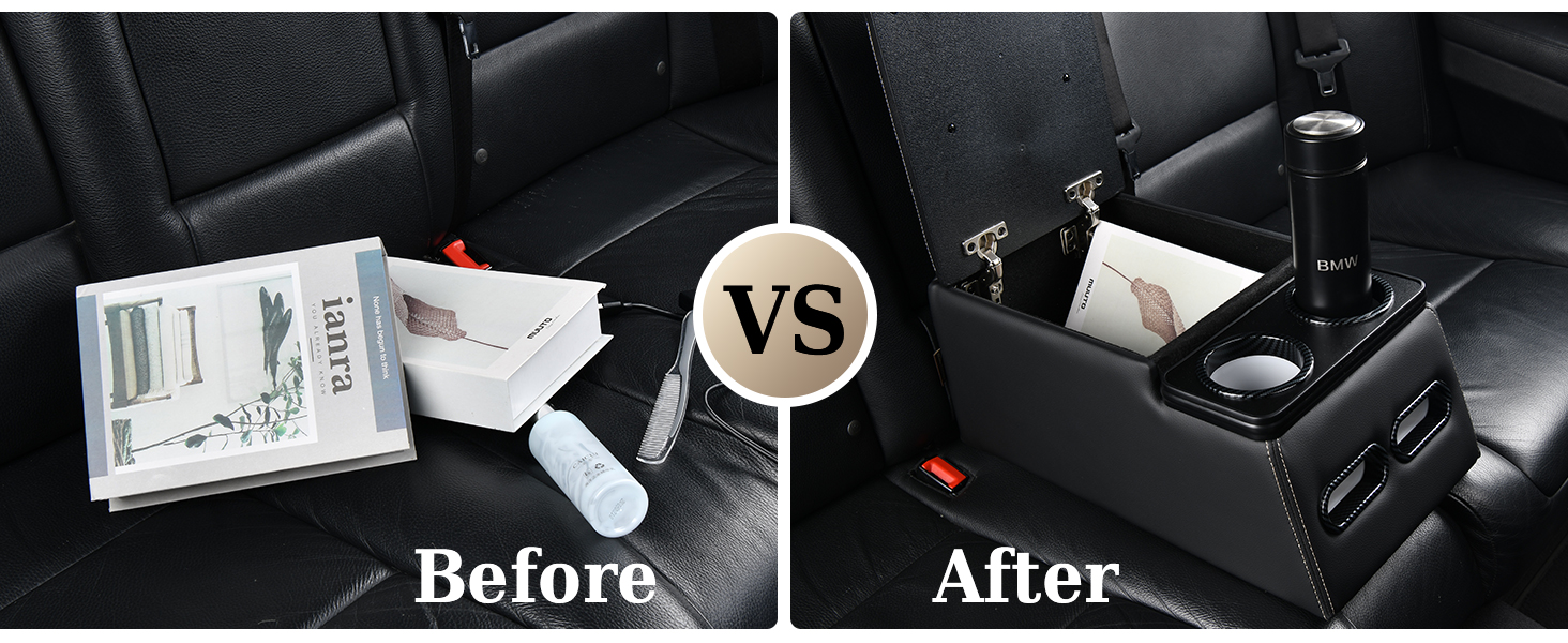 Amazon.com: Coverado Car Center Console, Universal Rear Bench Seat Consoles, Truck Seat ...