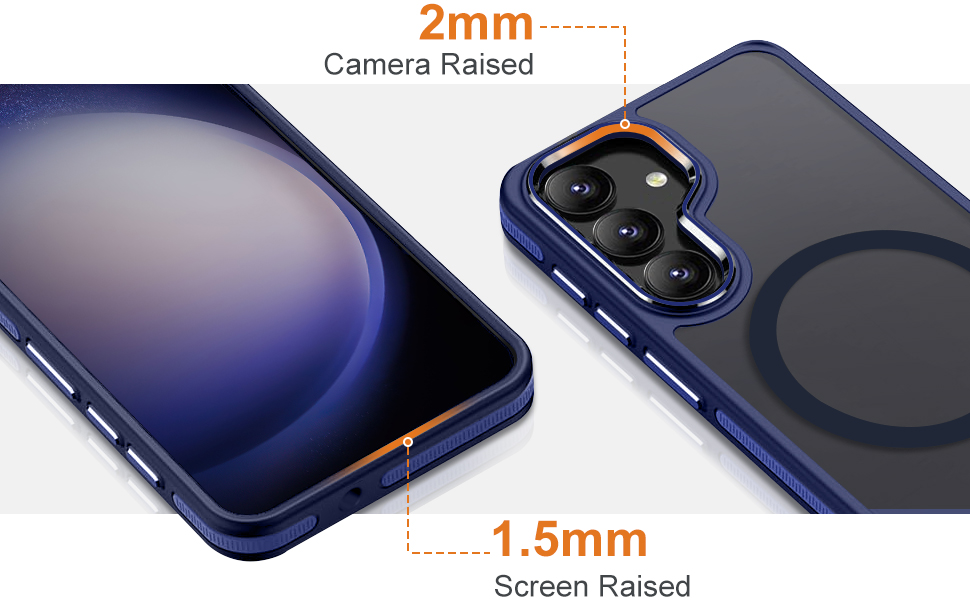 Amazon.com: MALEWOLF Magneic for Samsung Galaxy S25 Plus/S25+ Case Compatible with Magsafe ...