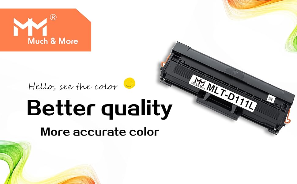 Amazon.com: MM MUCH & MORE Compatible 111L Toner Cartridge Replacement for Samsung MLTD111L ...