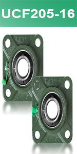 Grewirifc UCFL204-12 Pillow Block Bearings (2 Pack) - 3/4 inch Bore, 2 Bolt Flange Mounted ...