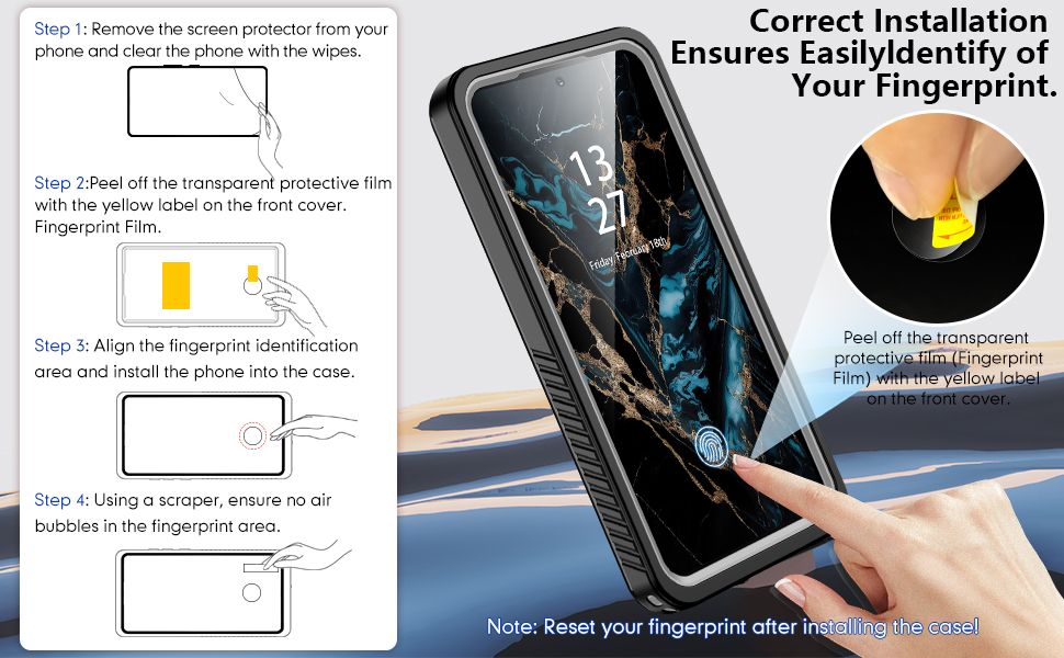Amazon.com: AMILIFECASES Clear Samsung Galaxy S23 Plus Case with Screen Protector,Waterproof ...