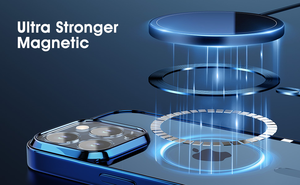 Amazon.com: BBFresh Magnetic Titanium for iPhone 15 Pro Max Case [Camera Lens Protector & Screen ...