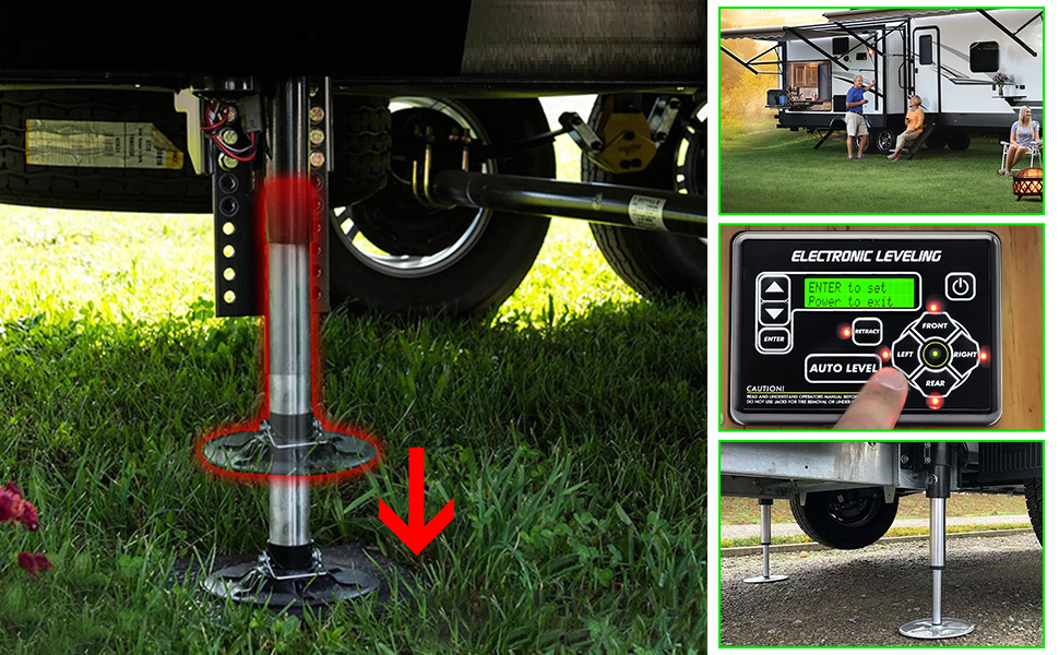 Amazon.com: KUTTOLE 421484 RV Auto Leveling System for Touchpad Electronic Leveling Control ...